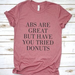 Tops | Abs Donuts Workout Gym Fitness Crossfit Pilates | Poshmark